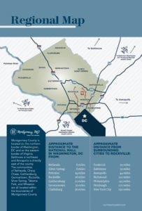 Regional Map - Find Your Way Around MoCo | Visit Montgomery