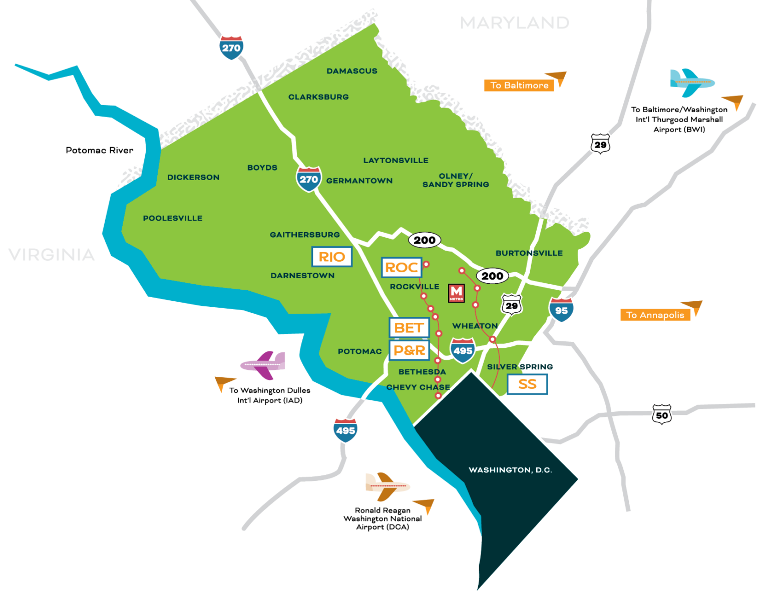 Getting Here + Around - Visit Montgomery