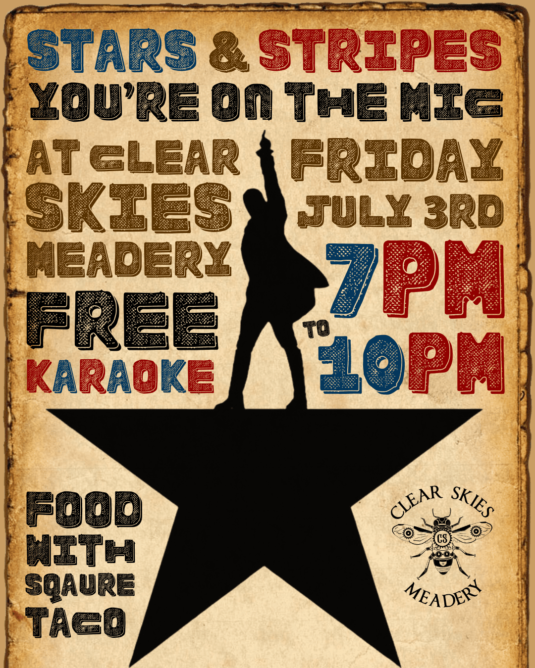 Stars & Stripes Karaoke @ Clear Skies Meadery - Visit Montgomery